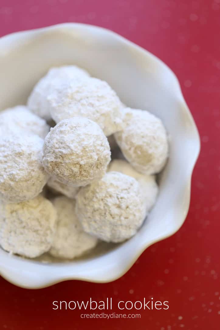 Mexican-Italian Wedding Cookies | Created by Diane