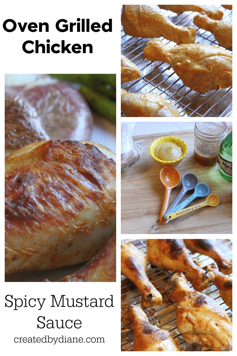 Oven Grilled Chicken | Created by Diane