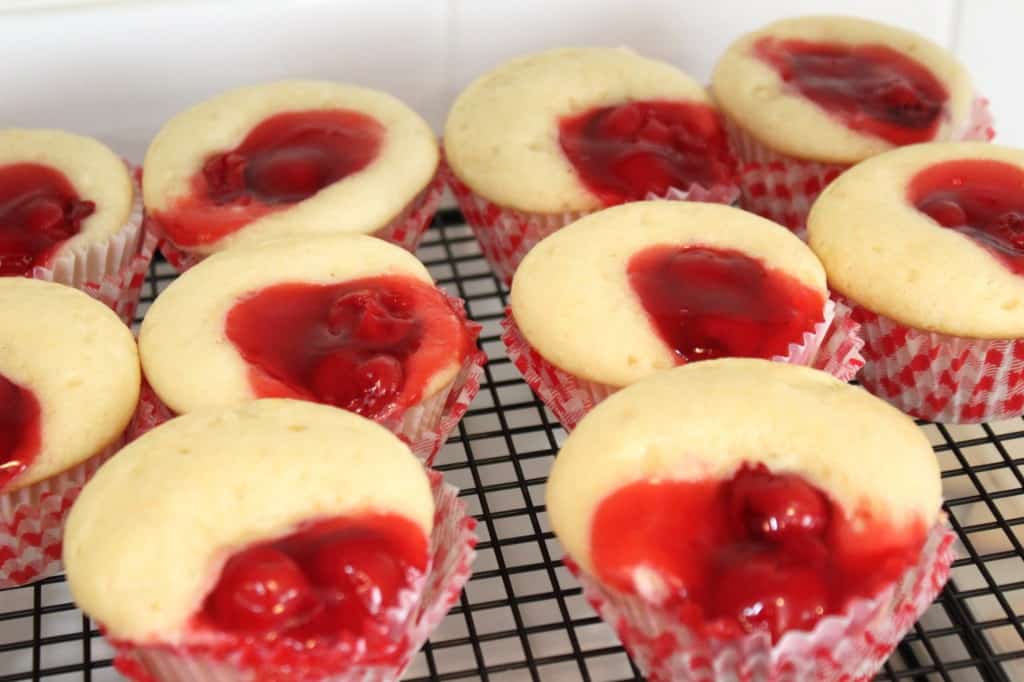 Cherry Pie Cupcakes | Created by Diane