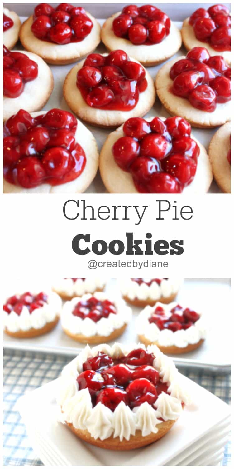 Cherry Pie Cookies | Created by Diane