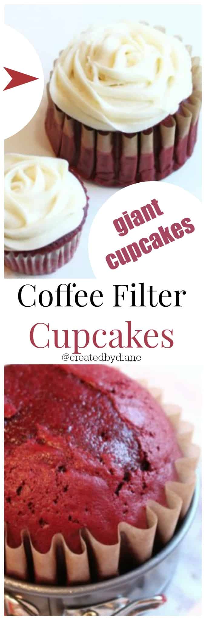 Coffee Filter Cupcakes | Created by Diane