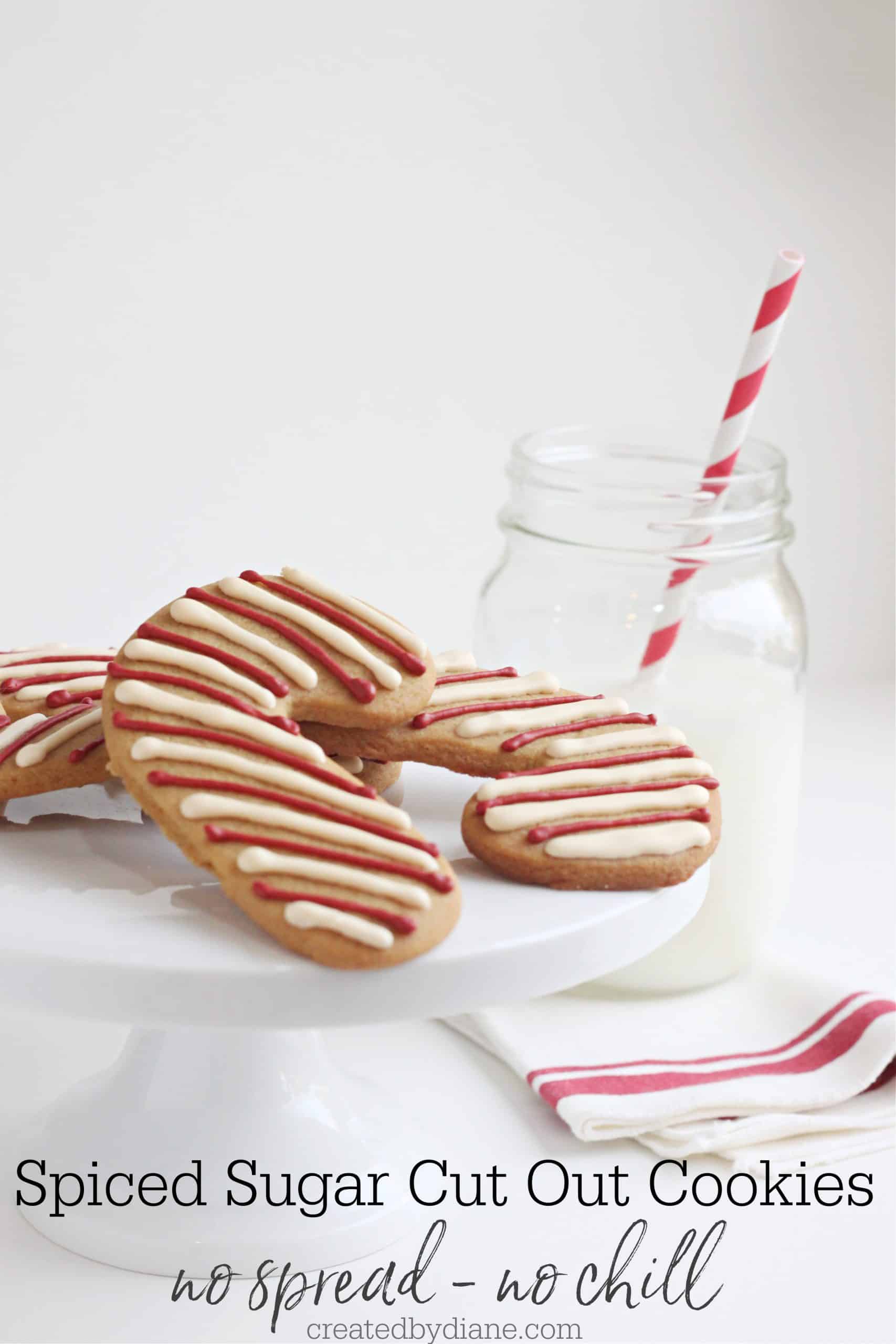 Gingerbread Spice Cut Out Cookies | Created by Diane