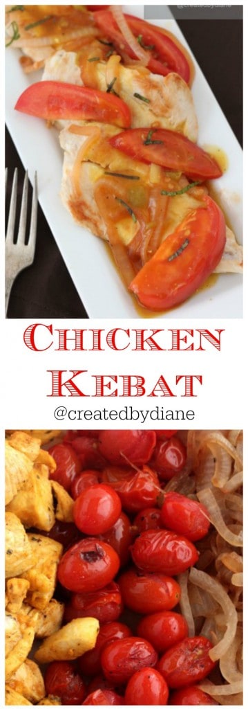Chicken Kebat | Created by Diane