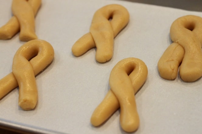 Italian Almond Twist Cookies | Created by Diane