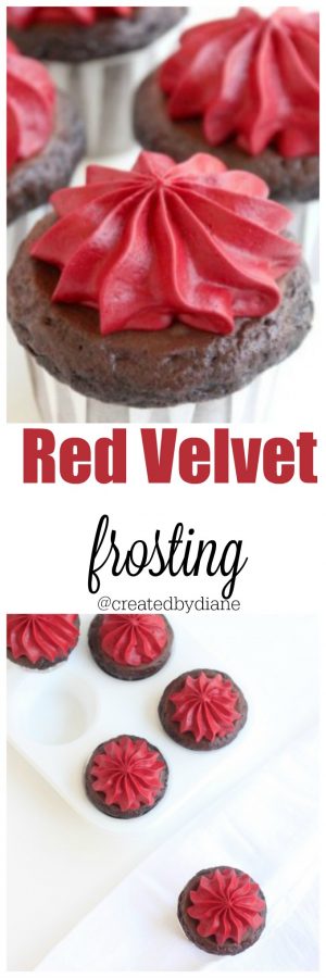 Red Velvet Frosting | Created by Diane