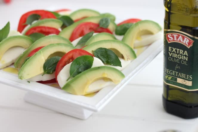 Avocado Caprese Salad | Created by Diane