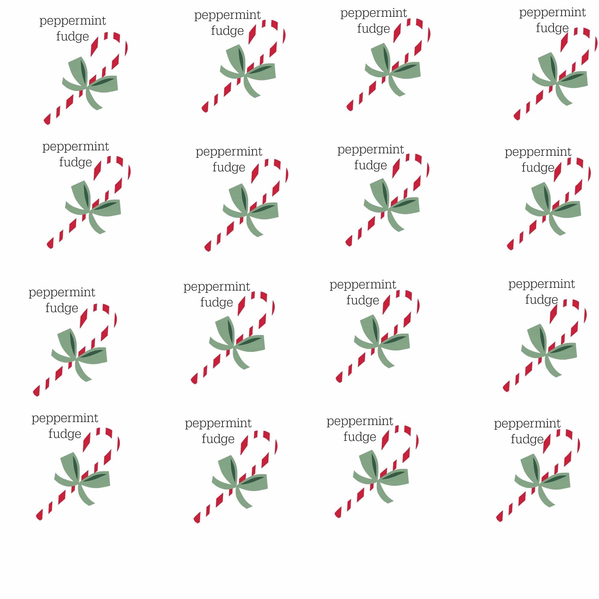 Peppermint Fudge | Created by Diane