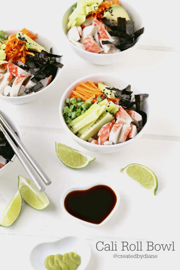 California Roll Bowl | Created by Diane