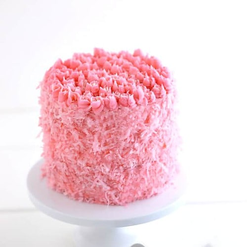 Pink Coconut Cake | Created by Diane