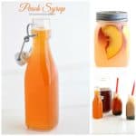 fresh peach syrup recipe | Created by Diane