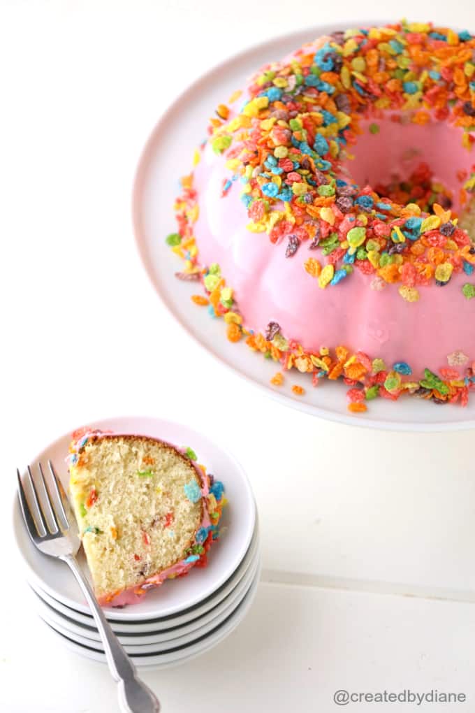 Fruity Pebbles Cake | Created by Diane