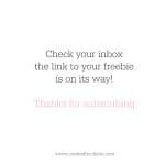check your inbox | Created by Diane