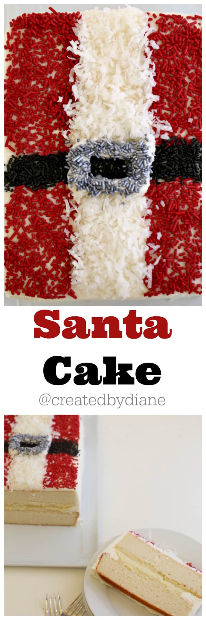Santa Cake | Created by Diane