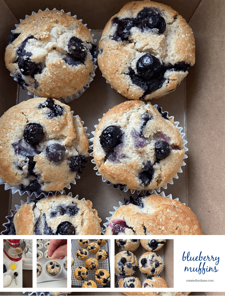 blueberry muffins | Created by Diane