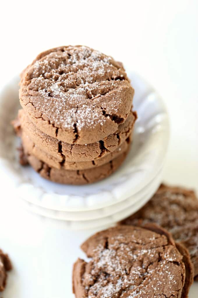 Chocolate Frosted Sugar Cookies | Created by Diane