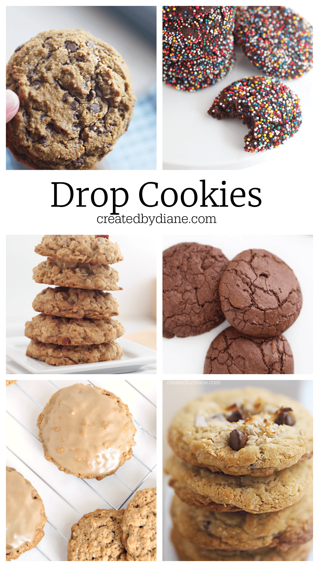 Drop Cookie Recipes | Created by Diane