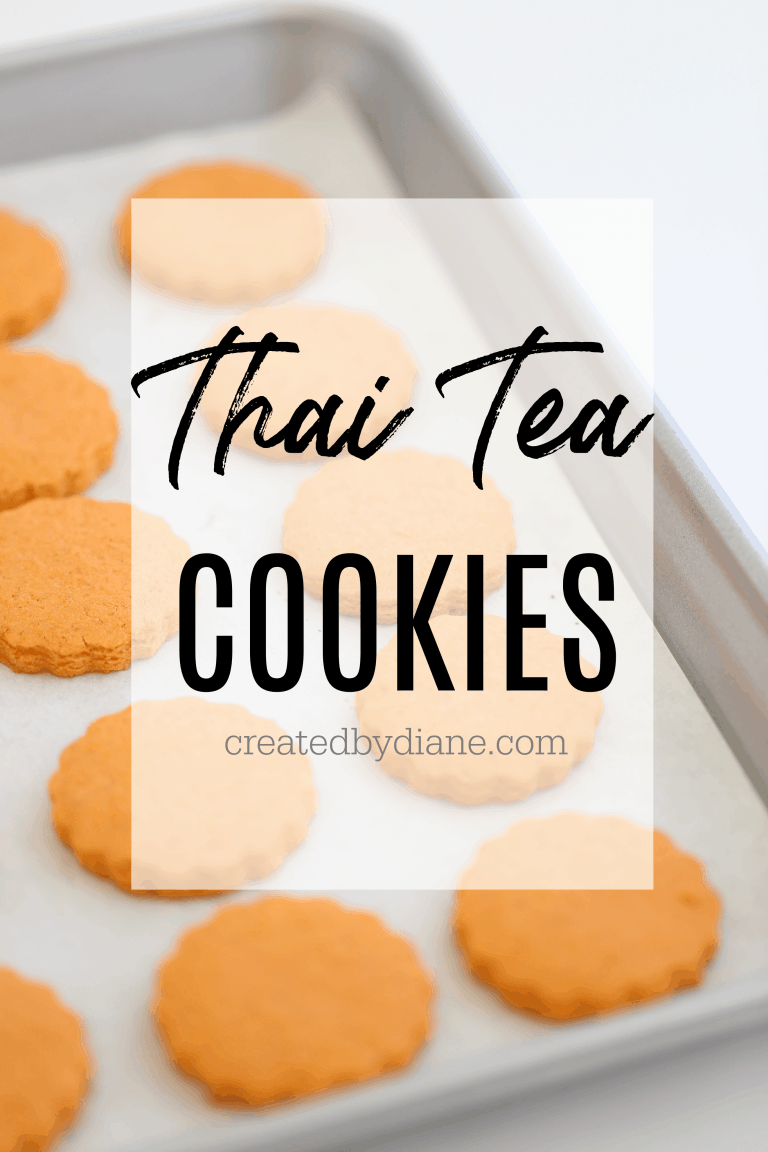 Thai Tea Cookies | Created by Diane
