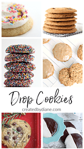Drop Cookie Recipes | Created by Diane