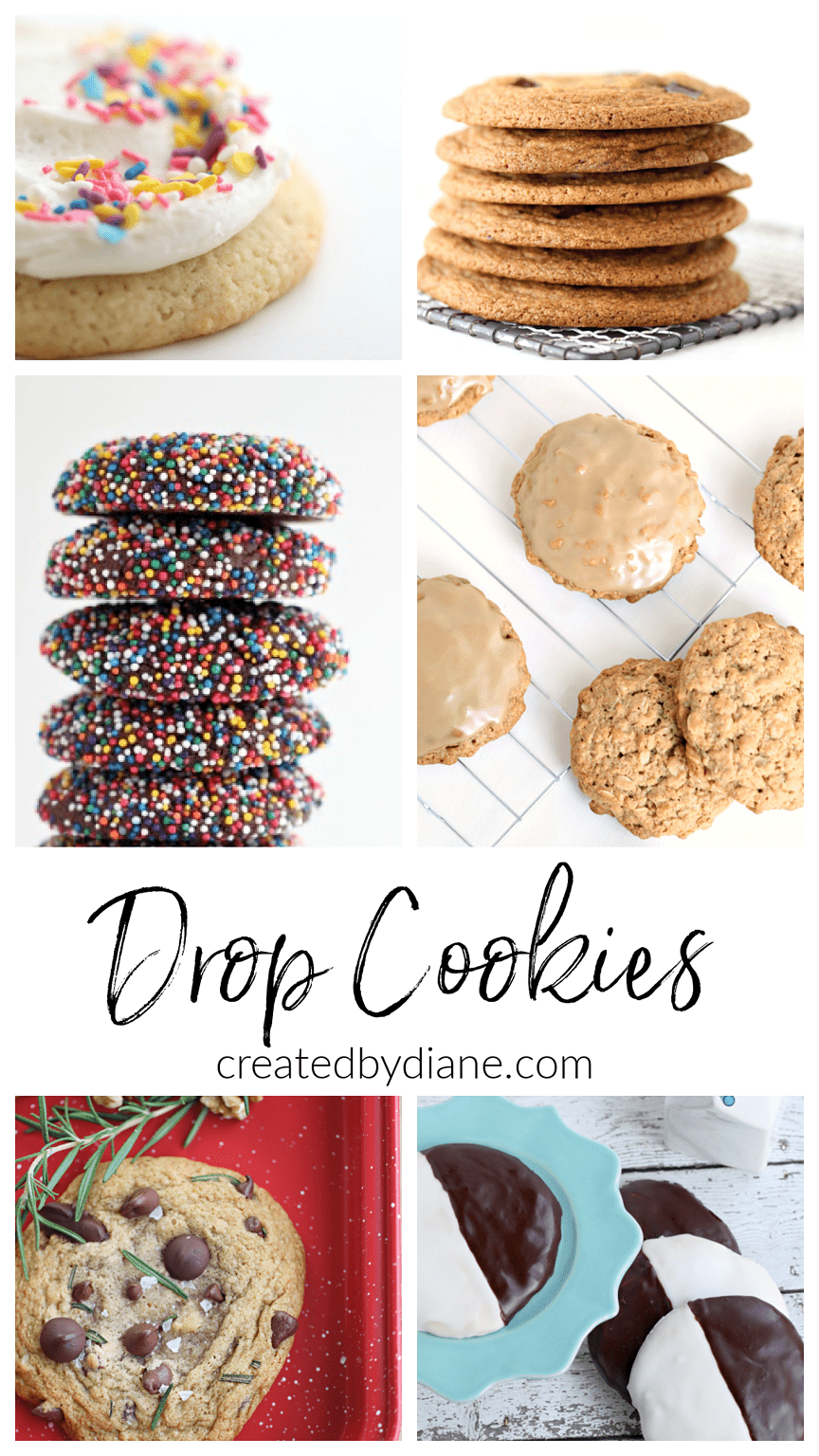 Drop Cookie Recipes | Created by Diane