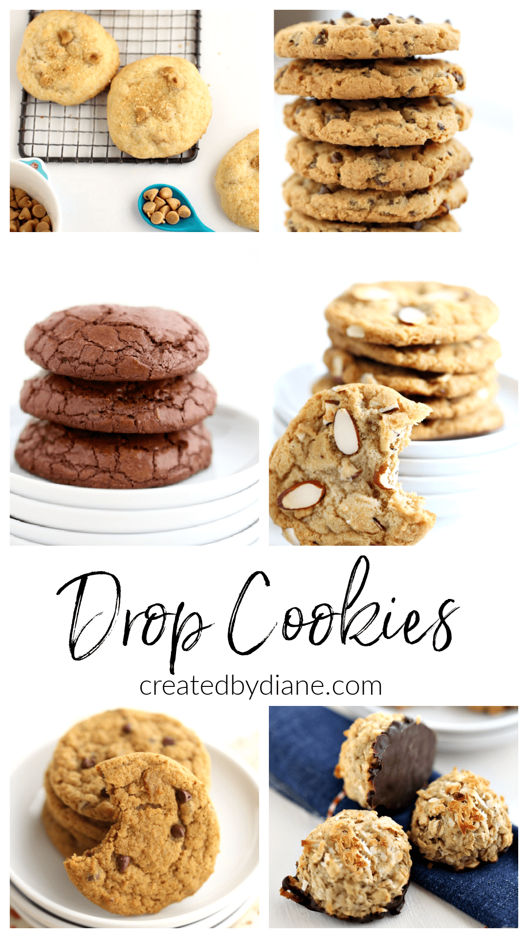 Drop Cookie Recipes | Created by Diane