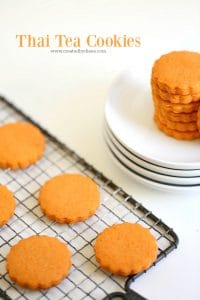 Thai Tea Cookies | Created by Diane