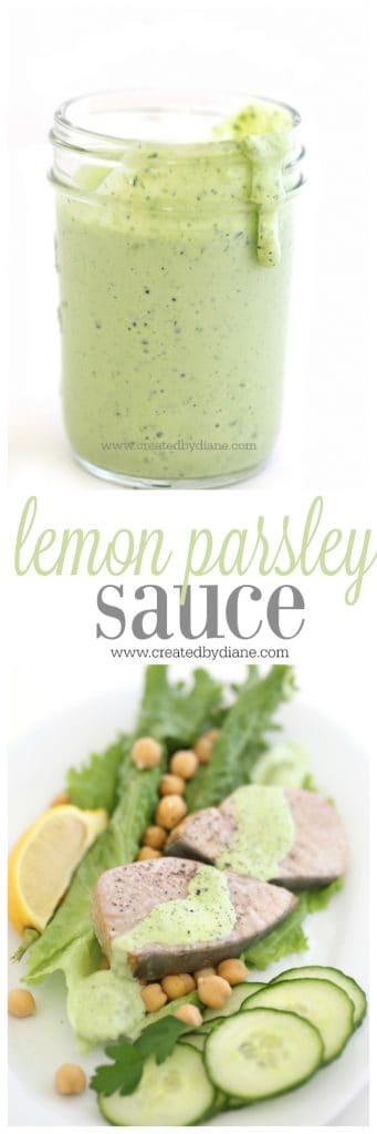 Lemon Parsley Sauce | Created by Diane
