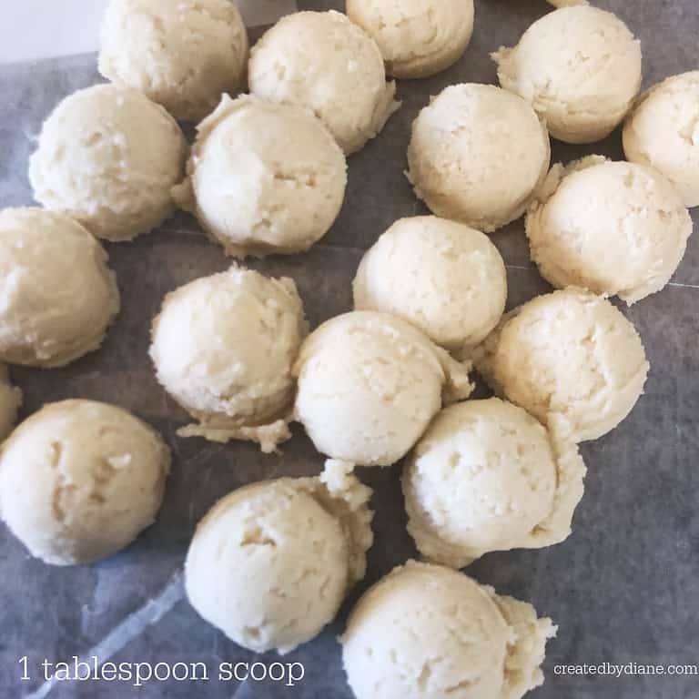 shortbread ball cookies | Created by Diane