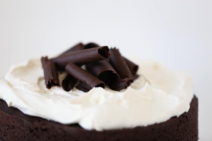 8 inch round chocolate cake | Created by Diane