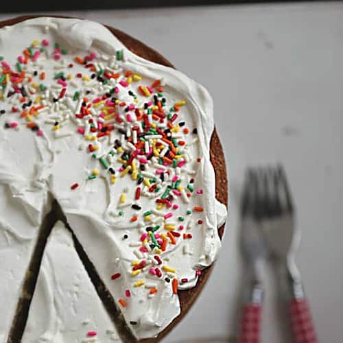 simple vanilla cake | Created by Diane