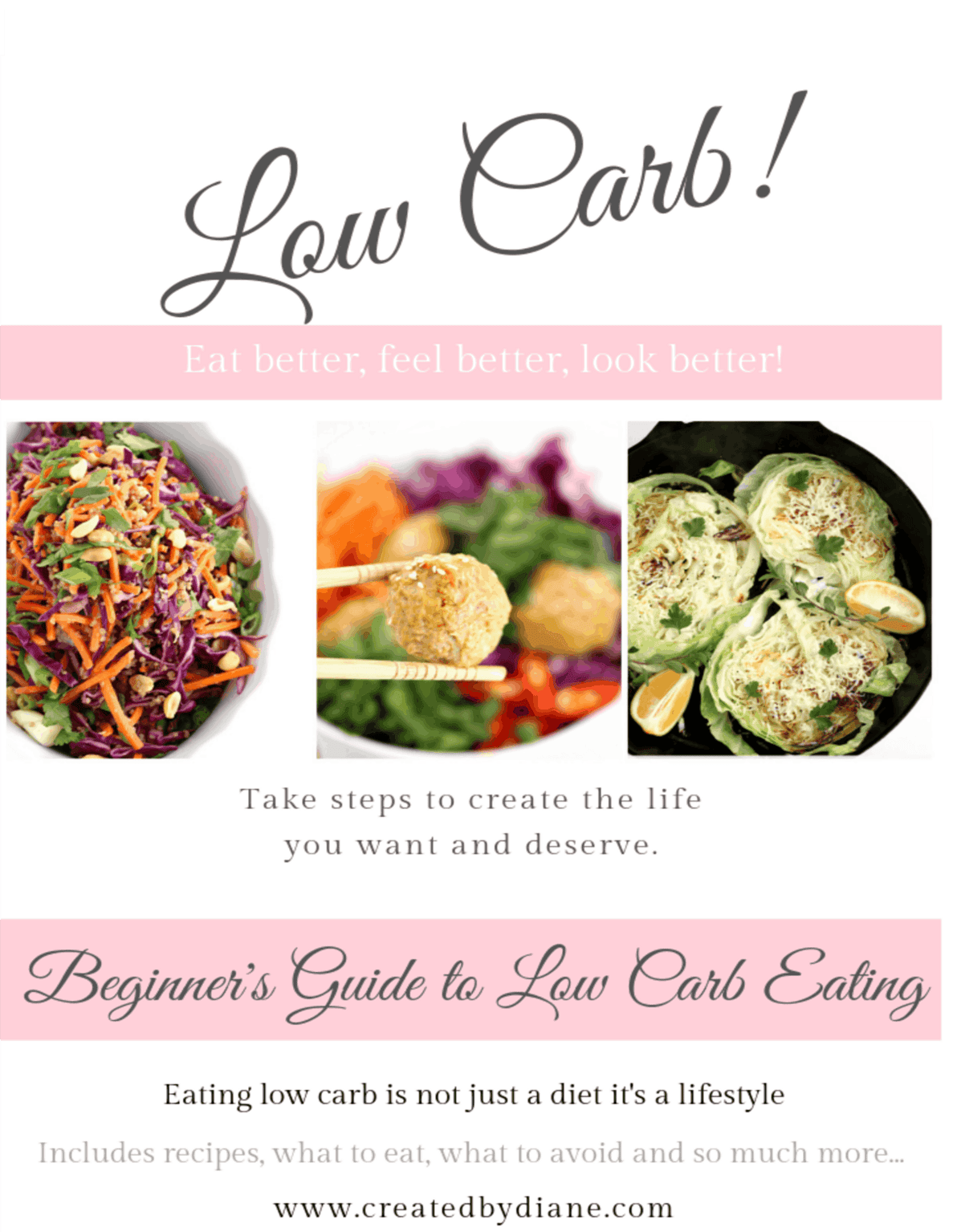 Low Carb GUIDE (7 page guide) Low Carb GUIDE