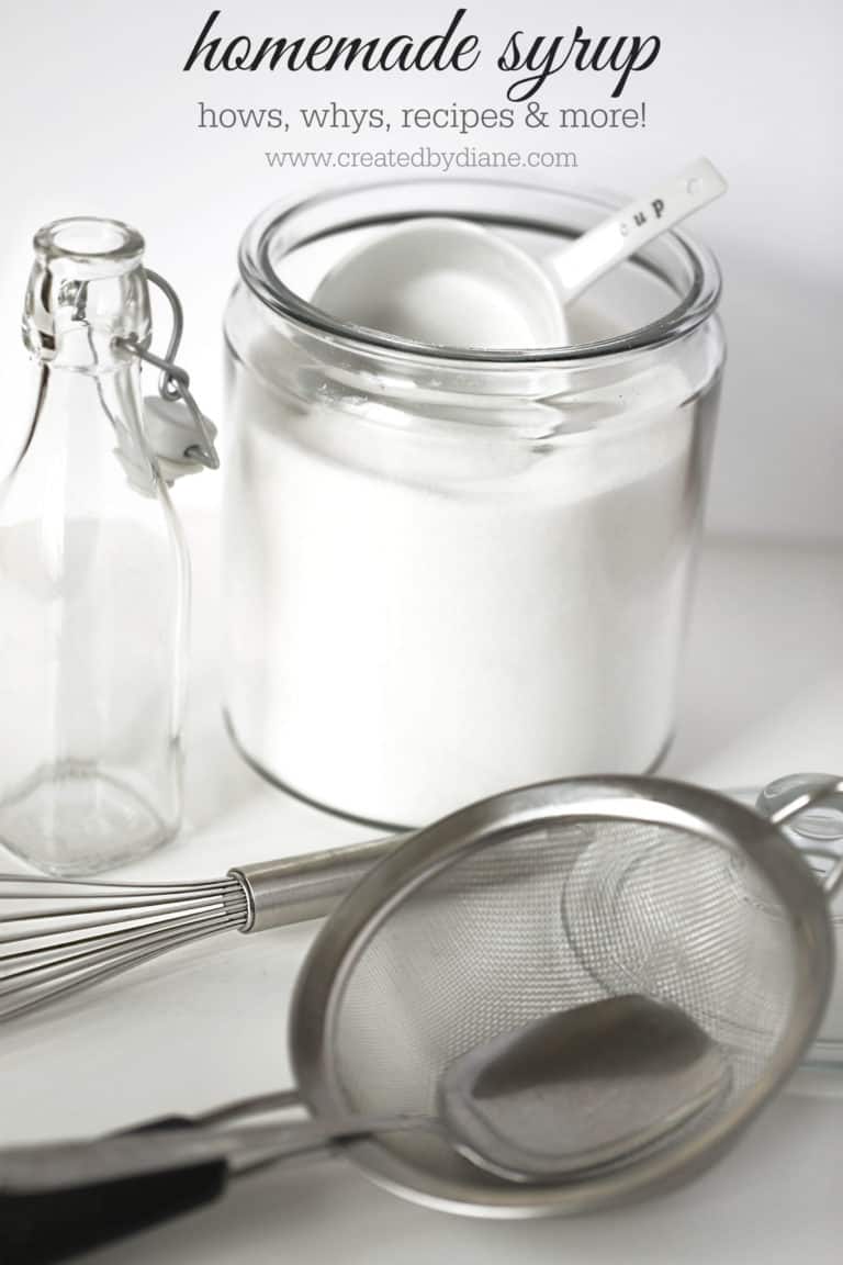 Flavored Simple Syrup Recipes | Created by Diane