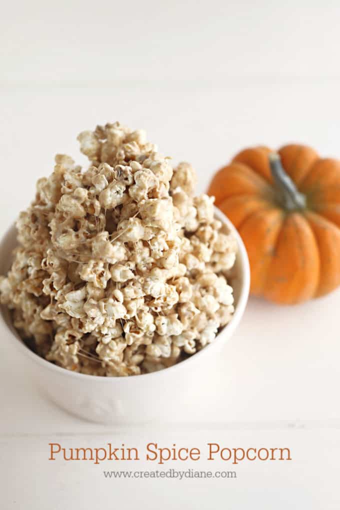 Pumpkin Spicy Popcorn | Created by Diane