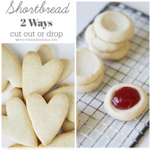 Shortbread Cookie Recipe | Created by Diane