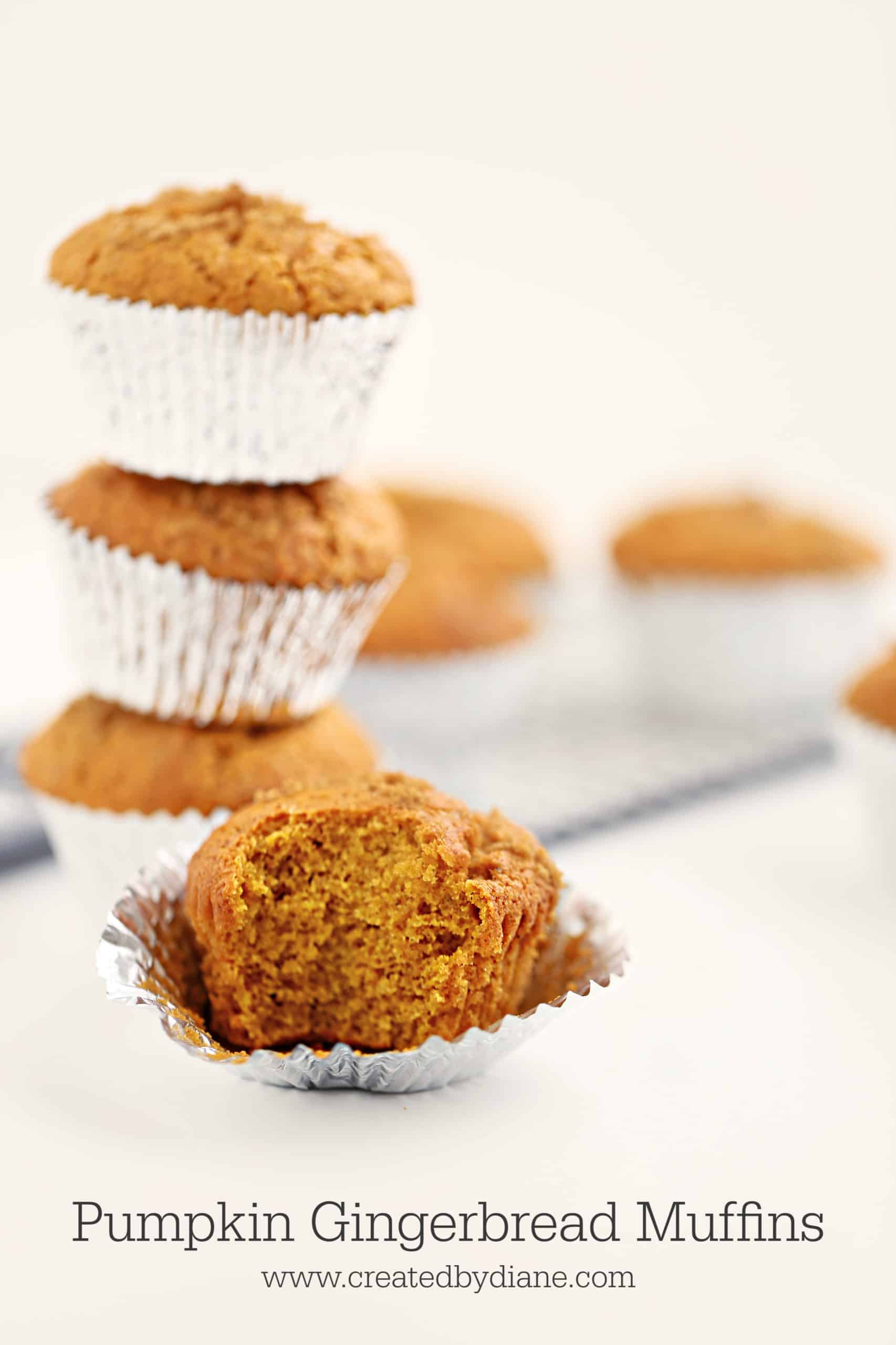 Pumpkin Gingerbread Muffin | Created by Diane