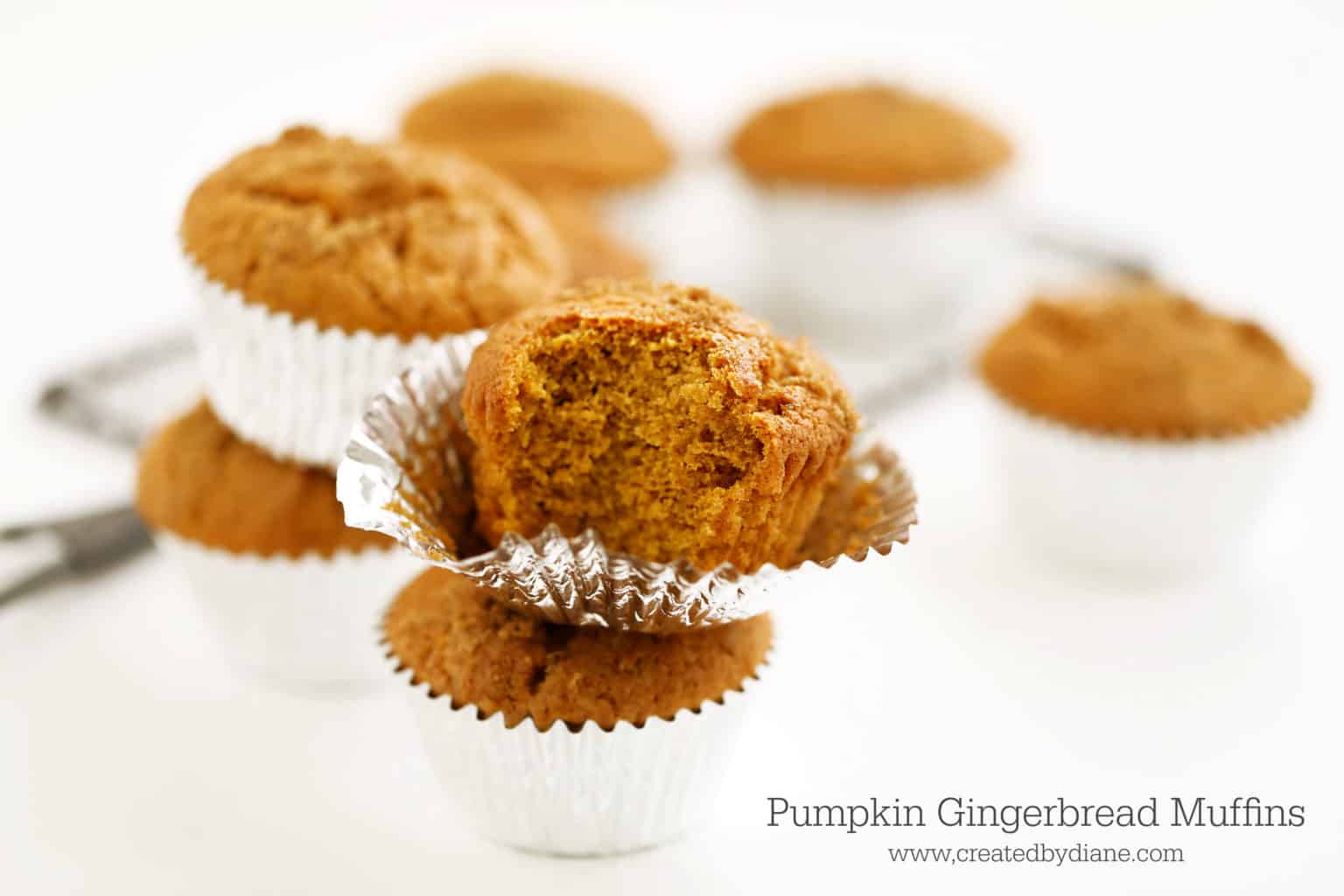 Pumpkin Gingerbread Muffin | Created by Diane