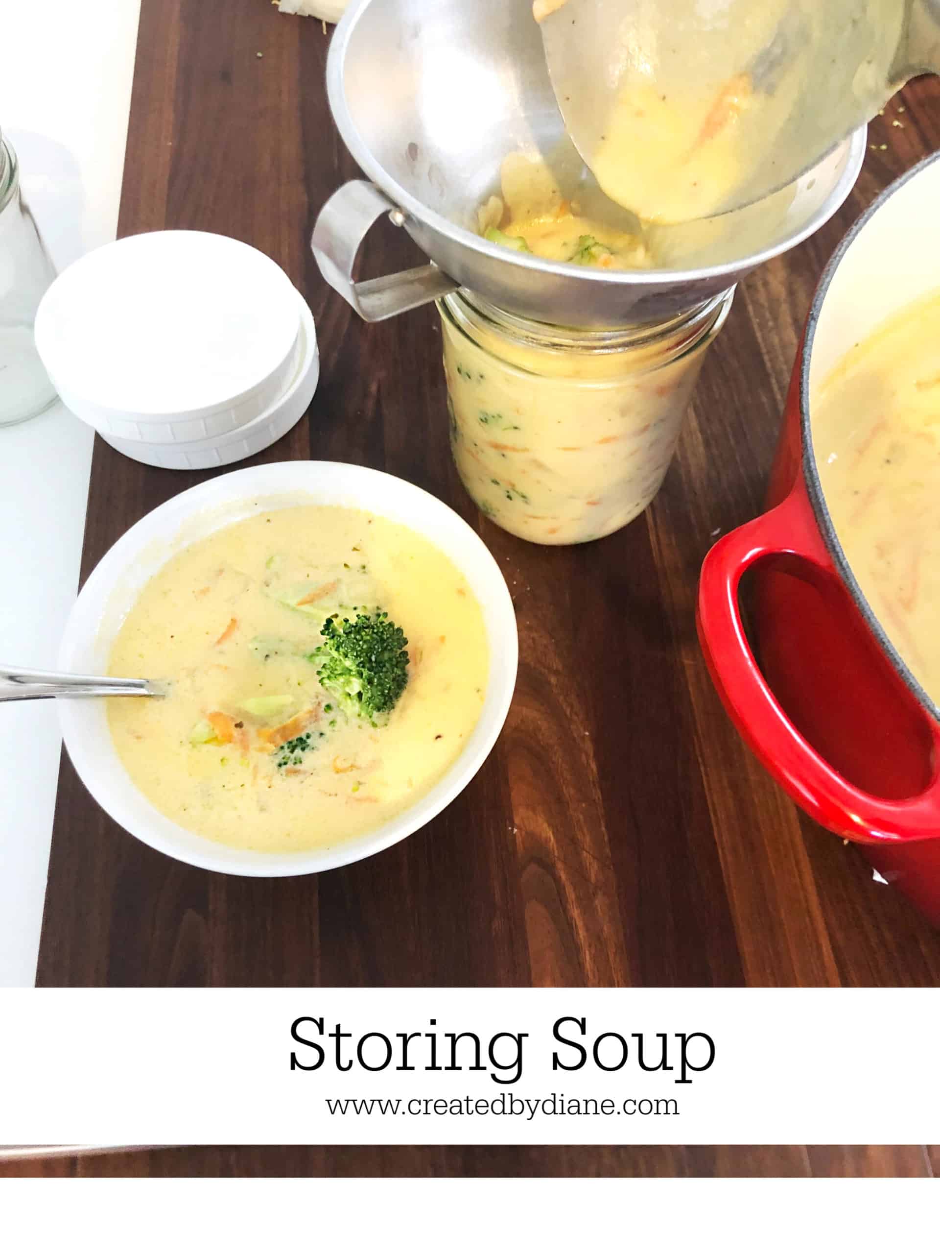Broccoli Cheddar Soup | Created by Diane