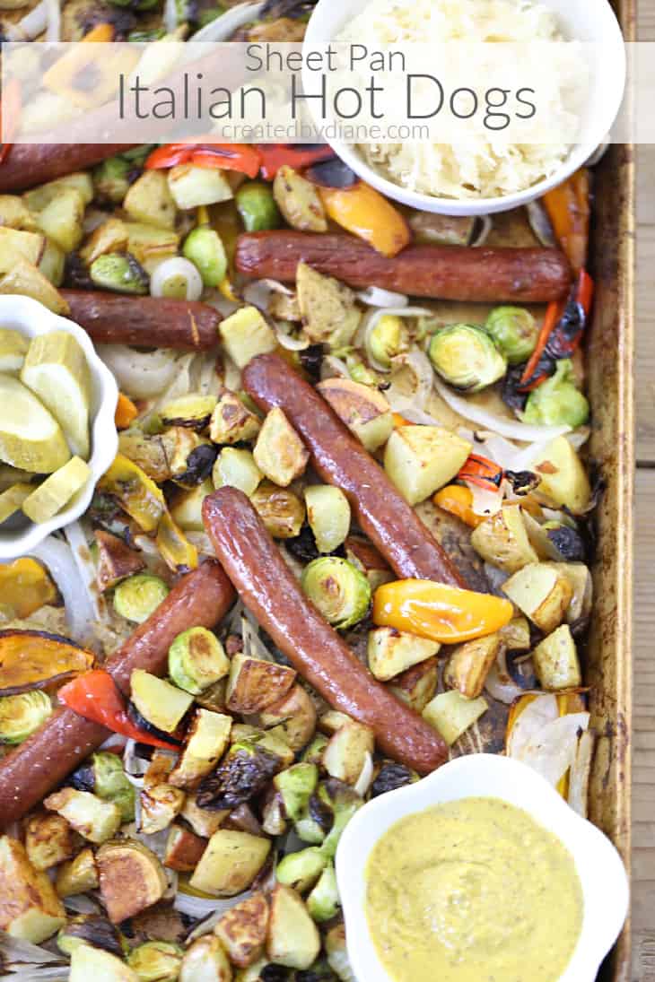 Italian Hot Dog | Created by Diane
