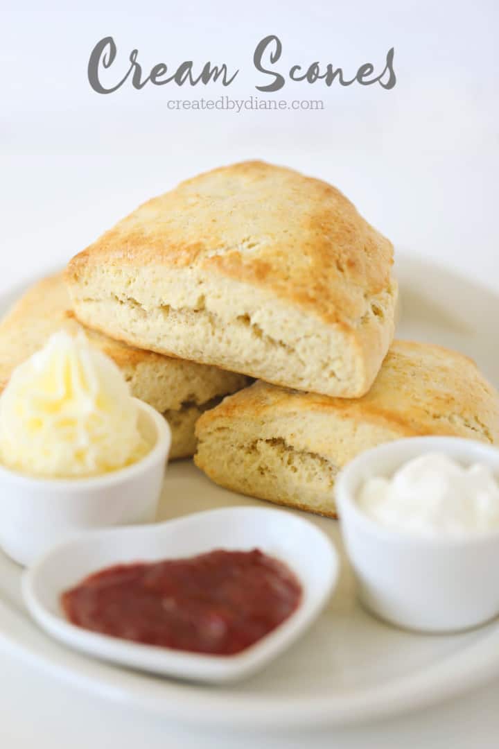 Easy Cream Scone Recipe | Created by Diane
