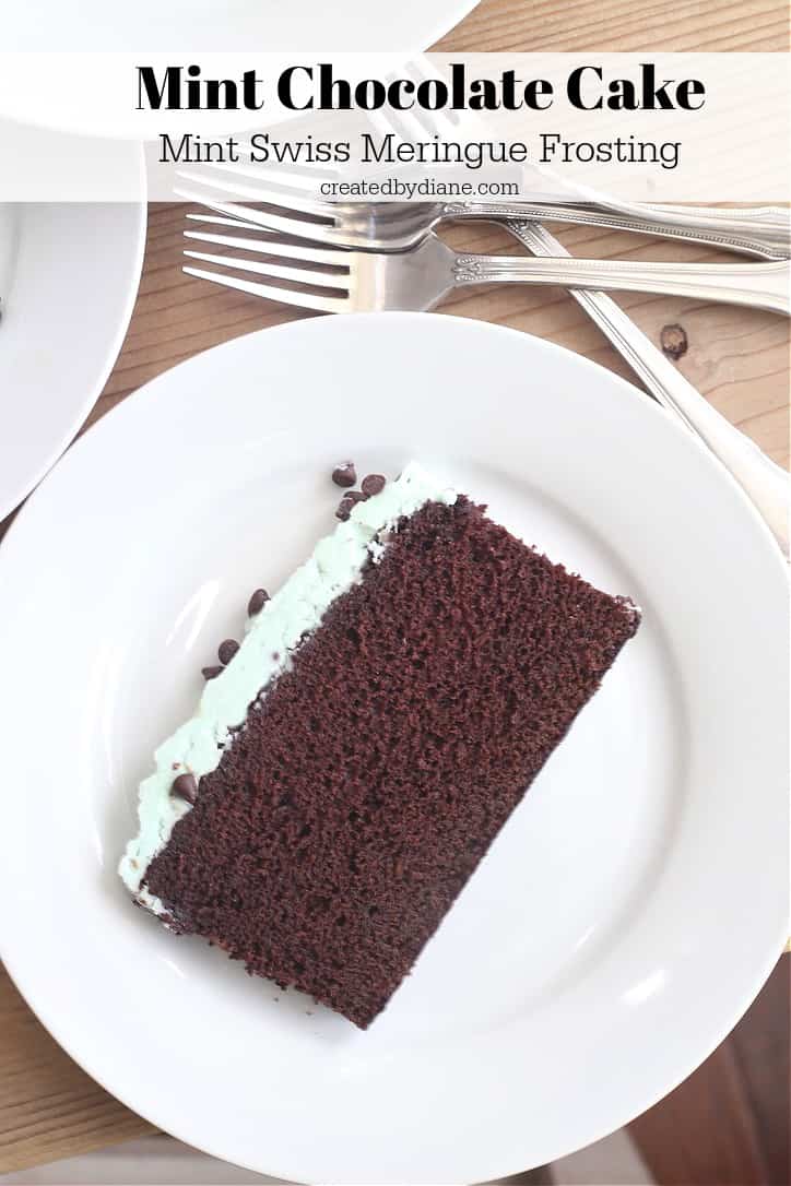Mint Chocolate Cake | Created by Diane