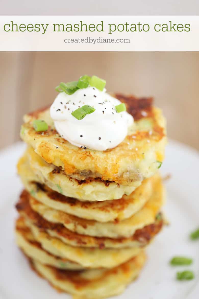 Mashed Potato Cakes | Created by Diane