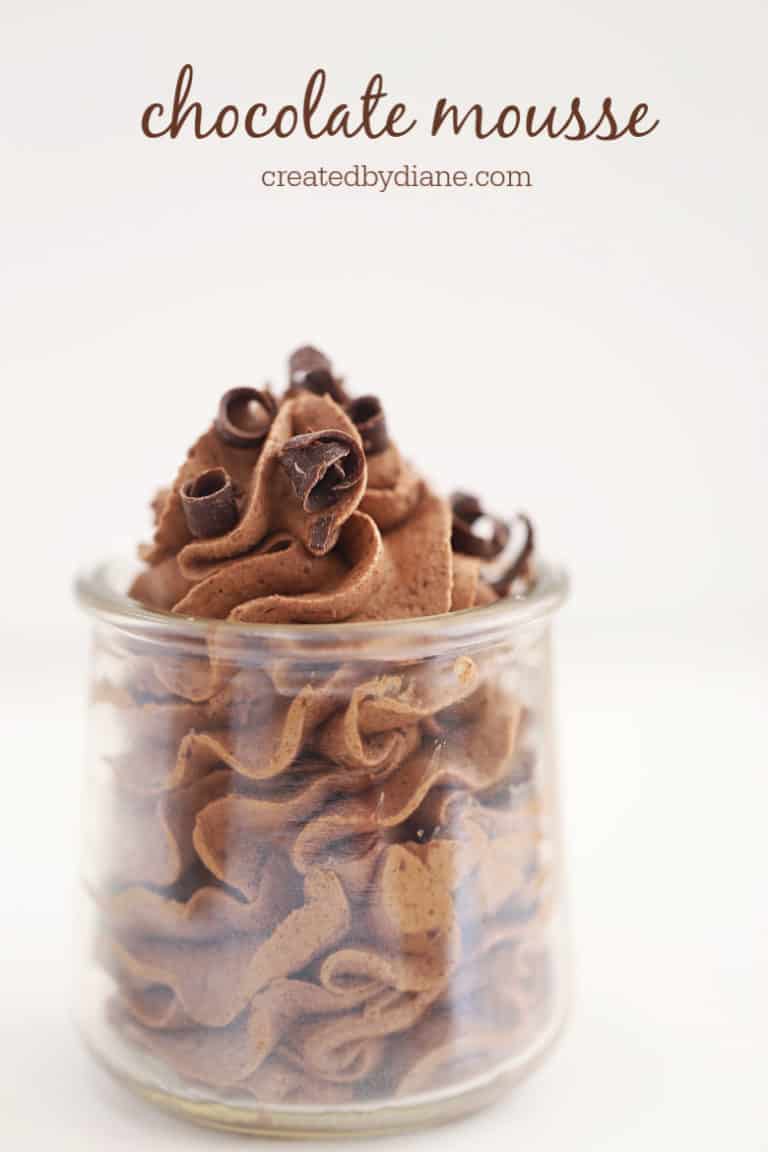 homemade instant chocolate mousse | Created by Diane