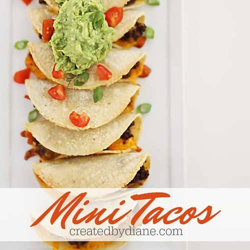 Mini Tacos | Created by Diane