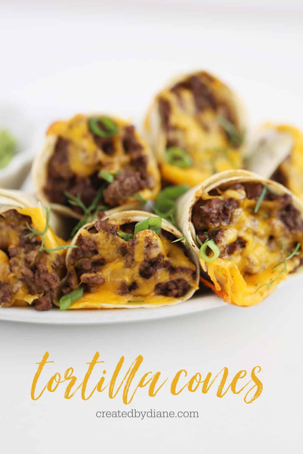 Tortilla Cones | Created by Diane