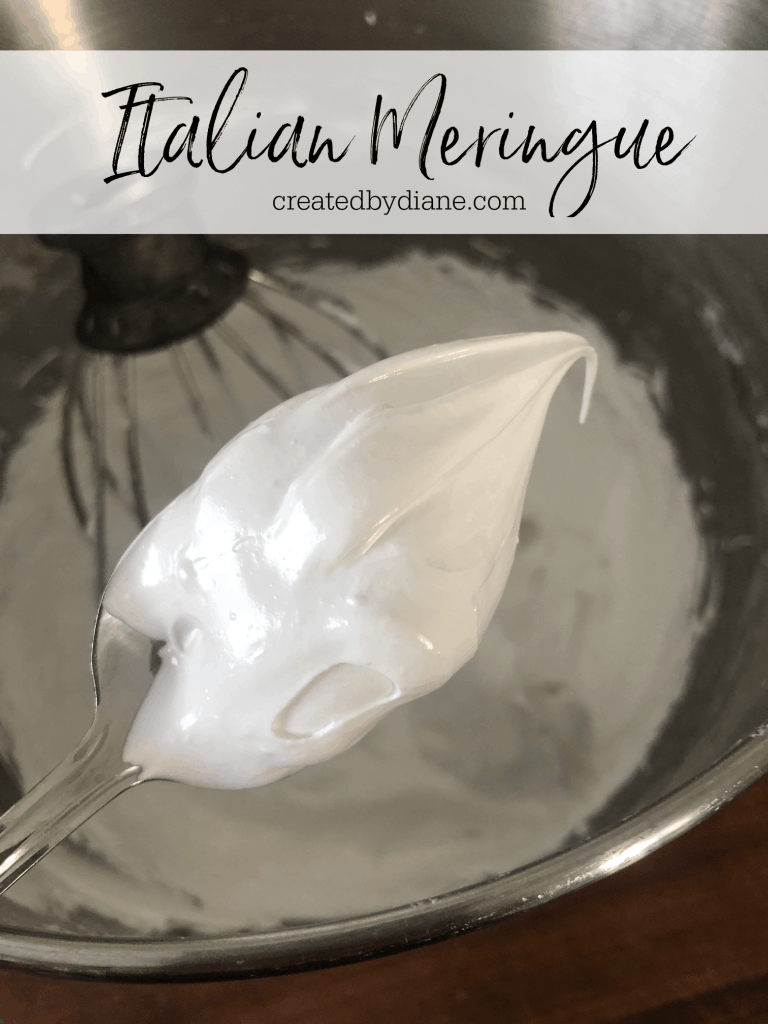 Italian Meringue | Created by Diane