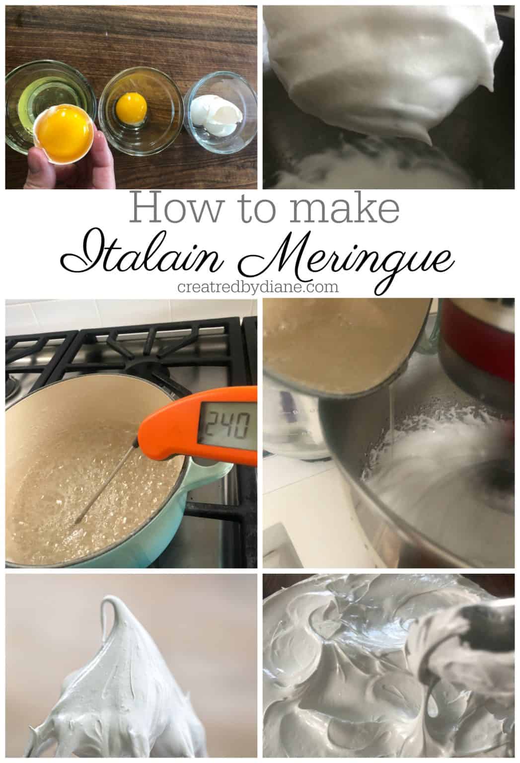 Italian Meringue | Created by Diane