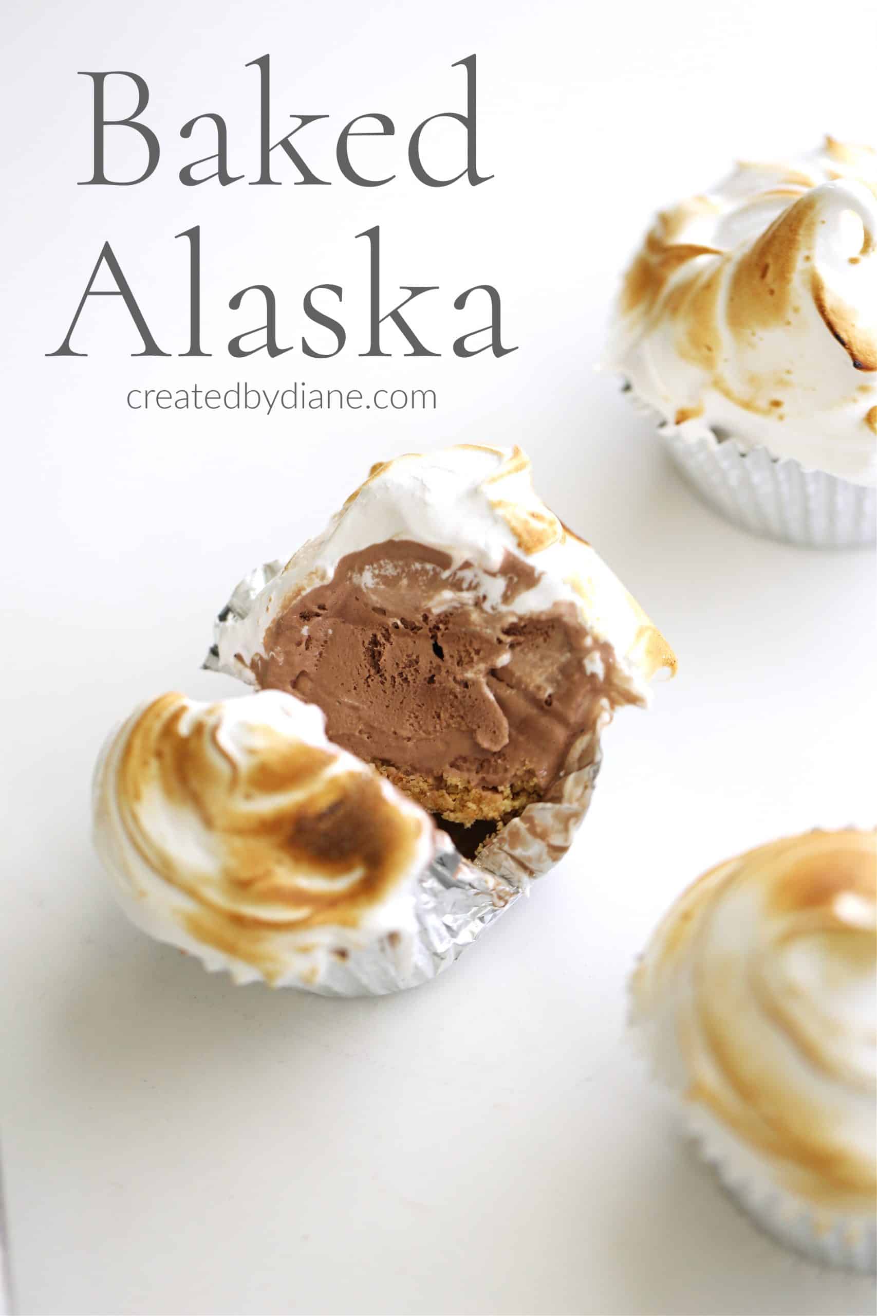 Mini Baked Alaska | Created by Diane