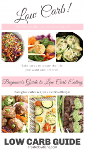 Low Carb GUIDE (7 page guide) Low Carb GUIDE