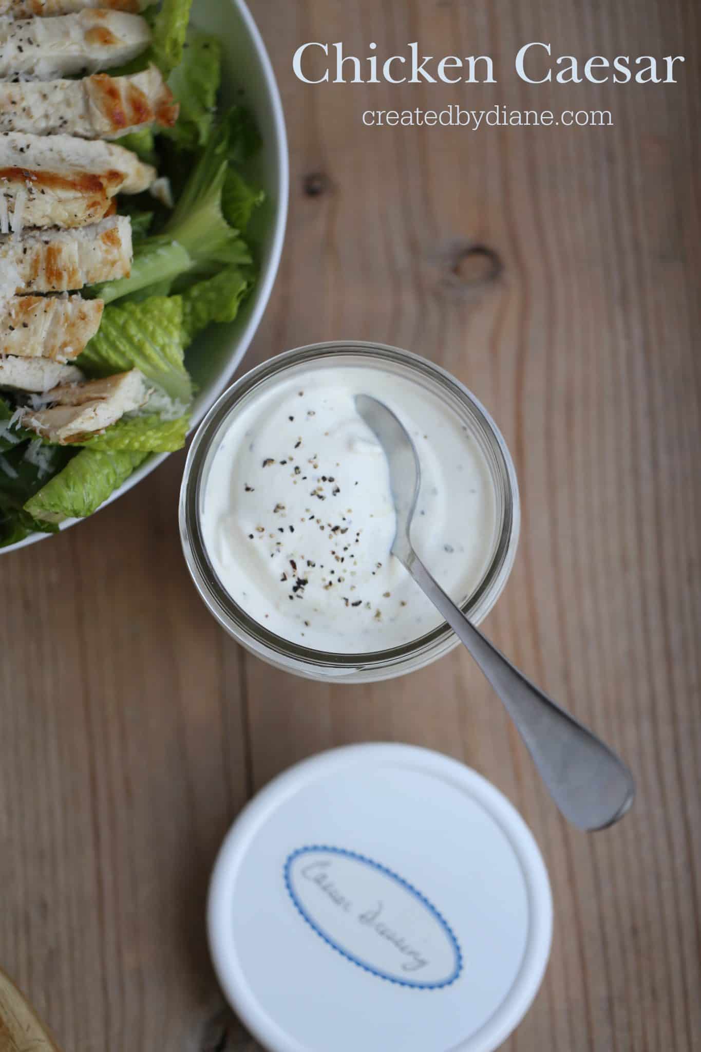 Creamy Caesar Dressing | Created by Diane