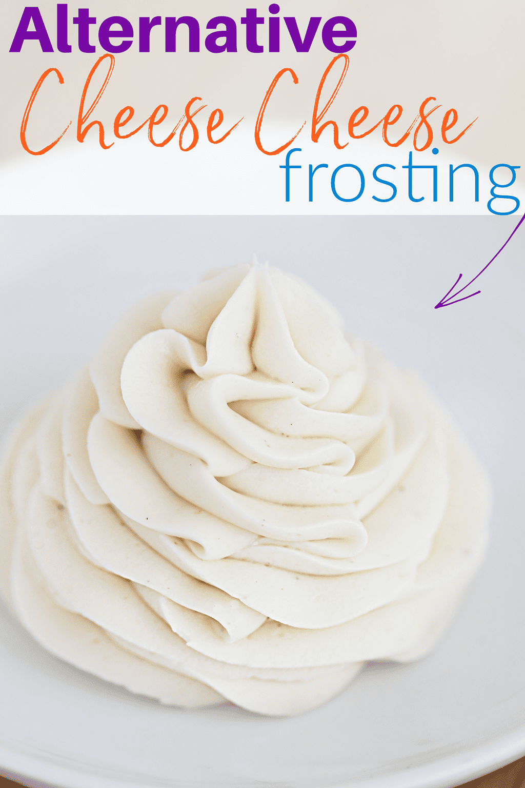 Alternative Cream Cheese Frosting | Created by Diane