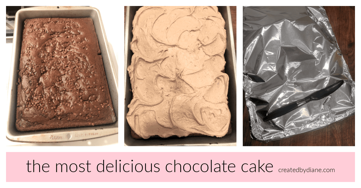 Chocolate Cake Mix- 2 layer cake | Created by Diane